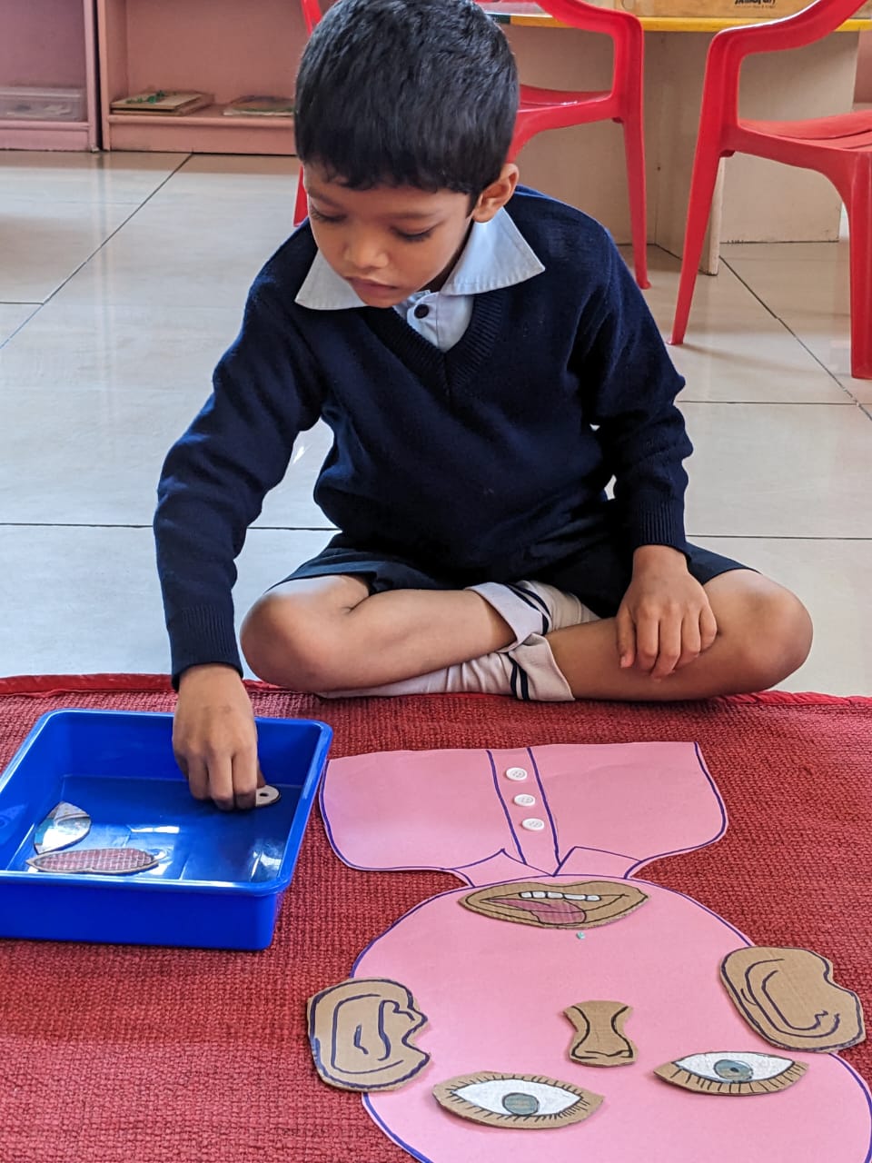 Playgroup 2 - Montessori EPL activity parts of the face – Appollo ...